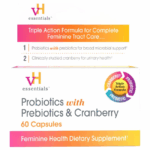 vH essentials Probiotics with Prebiotics and Cranberry Feminine Health ...